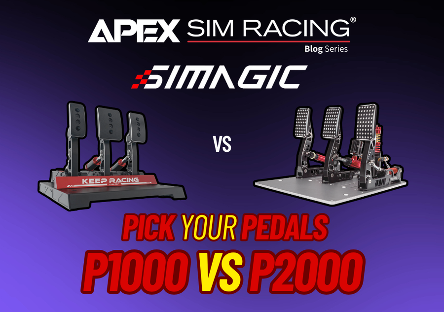 Simagic Pedals Guide: Choosing Between the P1000 and P2000 – Apex Sim ...