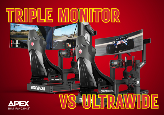 Sim Racing Setup Guide: Triple Monitors vs Ultrawide Displays | Apex ...