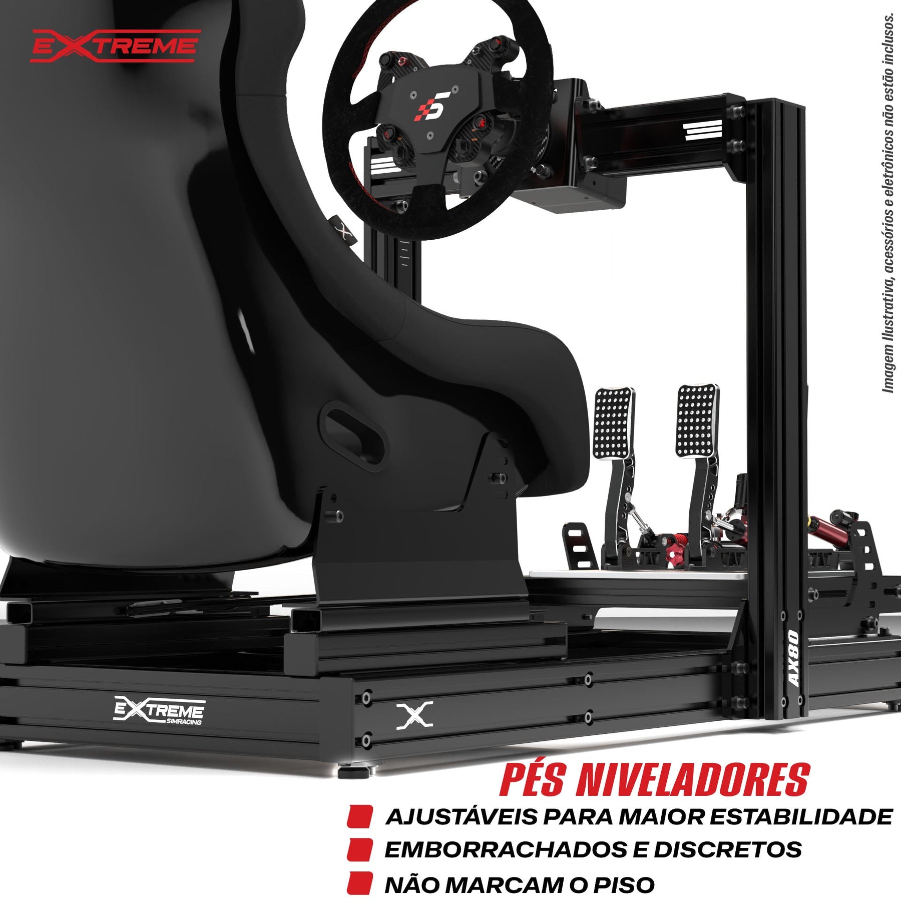 Extreme Sim Racing AX80 Aluminum Profile Sim Racing Rig | USA