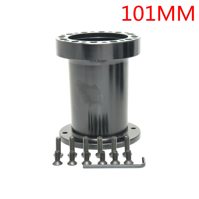 Steering Wheel Hub Extension Black | Apex Sim Racing