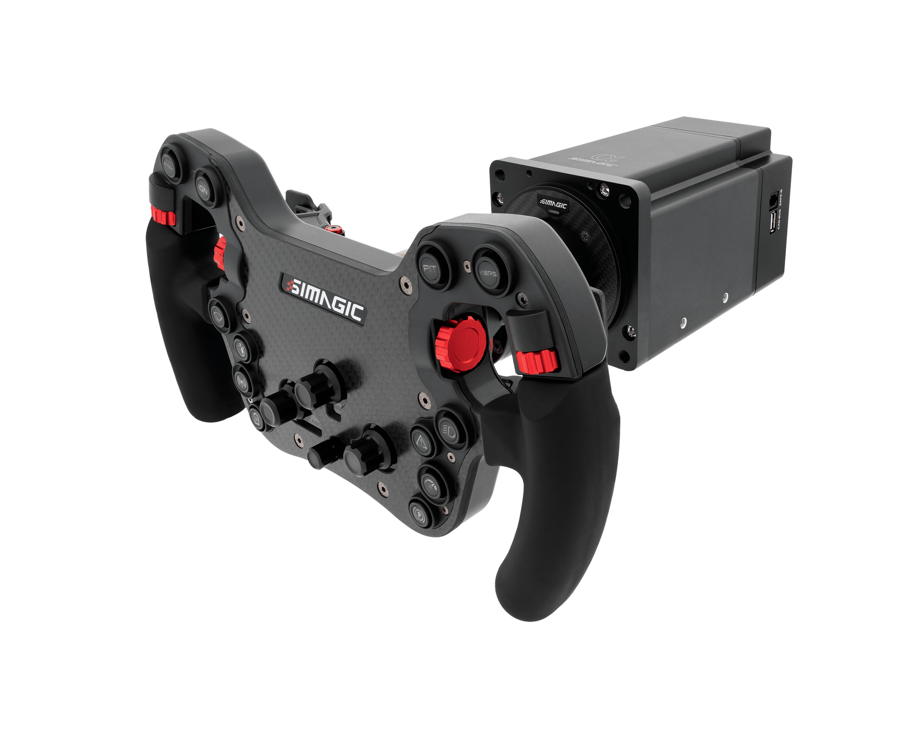 Simagic Alpha Direct Drive Wheel Base & Wheel – Apex Sim Racing