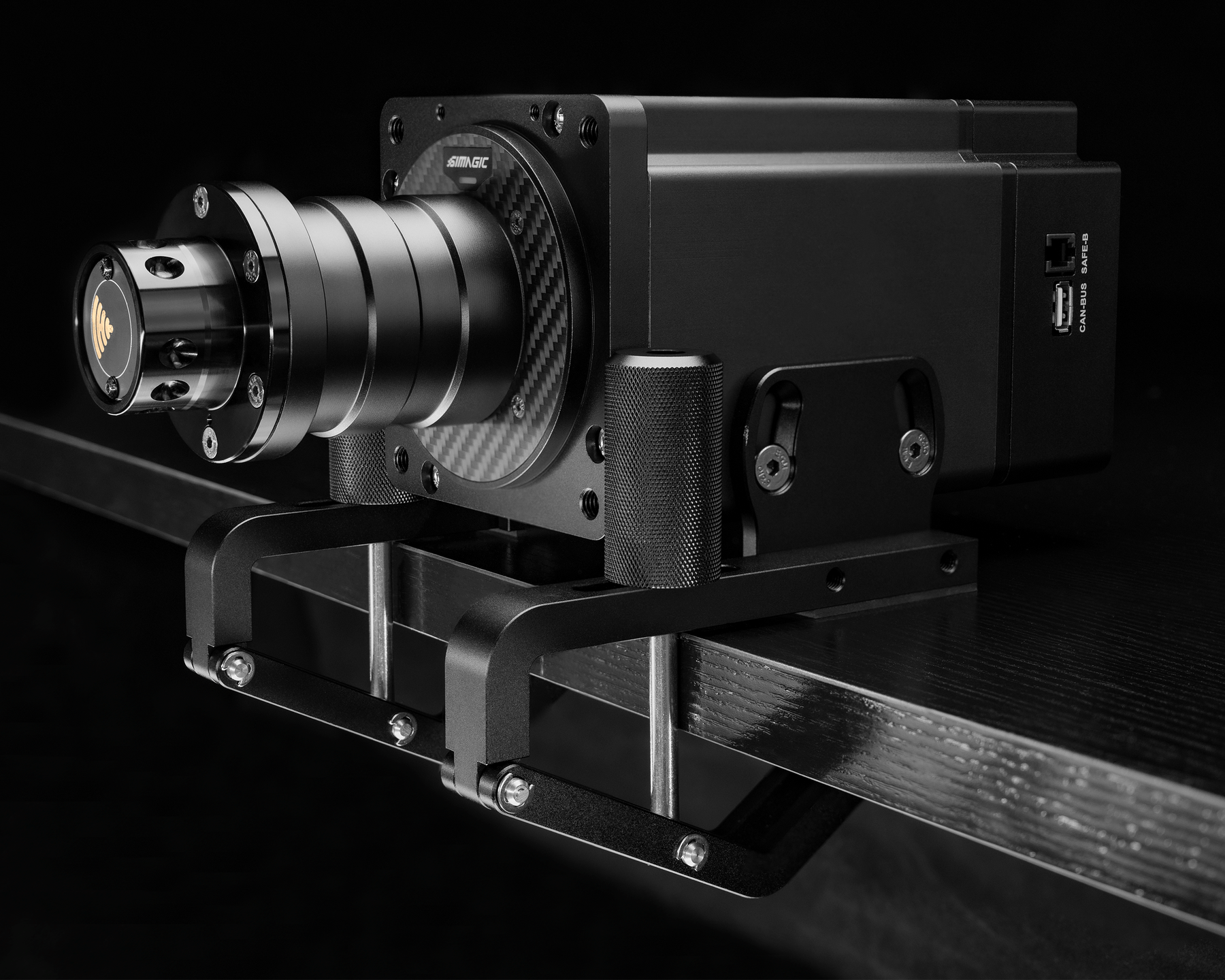 Simagic Alpha Direct Drive Wheel Base Desk Clamp | Apex Sim Racing