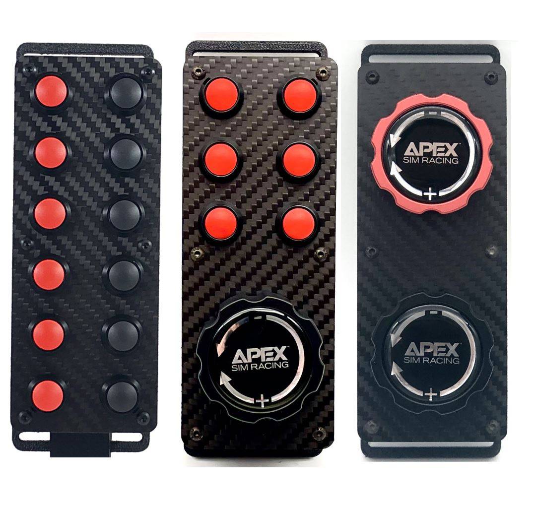 Slim Racer Button Boxes | Apex Sim Racing - Sim Racing Products