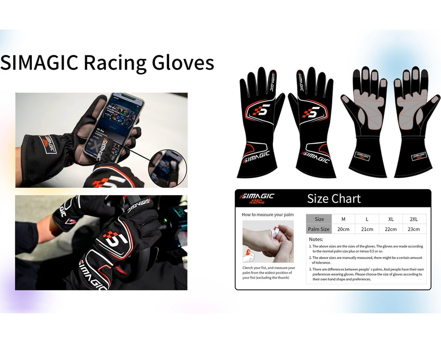 Simagic Racing Gloves | Apex Sim Racing | USA Stock | Fast Shipping
