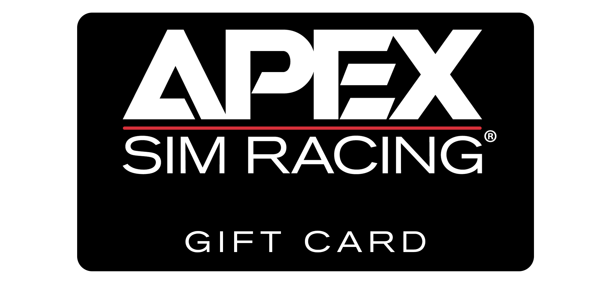 Apex Sim Racing - Gift Card | Apex Sim Racing - Sim Racing Products