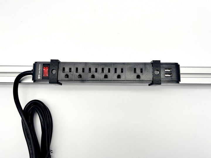 Sim Rig Mounted Power Strip - 6 Outlets – Apex Sim Racing