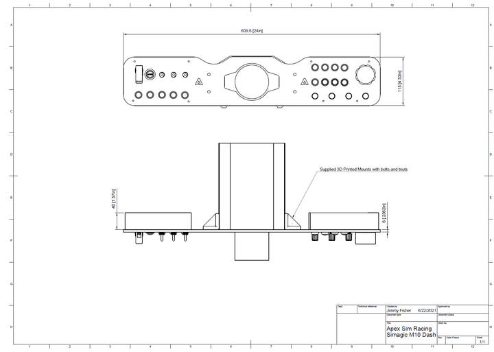 Simagic M10 Dash Board – Apex Sim Racing
