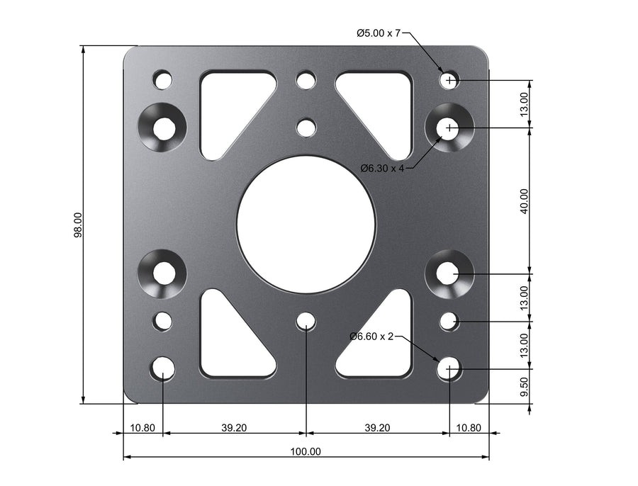 Moza Racing Adapter Mounting Plate – Apex Sim Racing