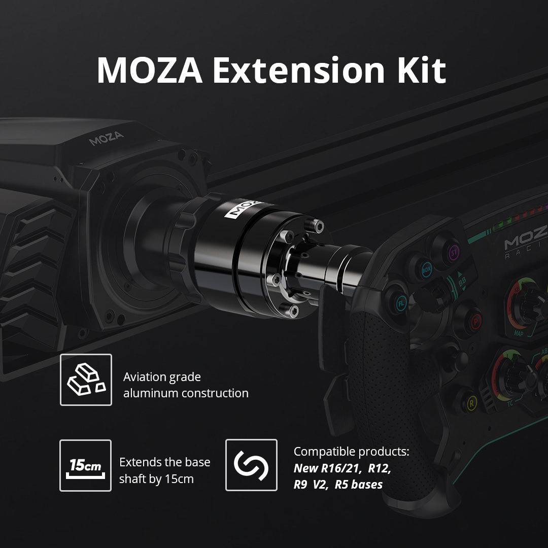 Moza Racing Extension Rod [Moza Wheelbase Only] | Apex Sim Racing