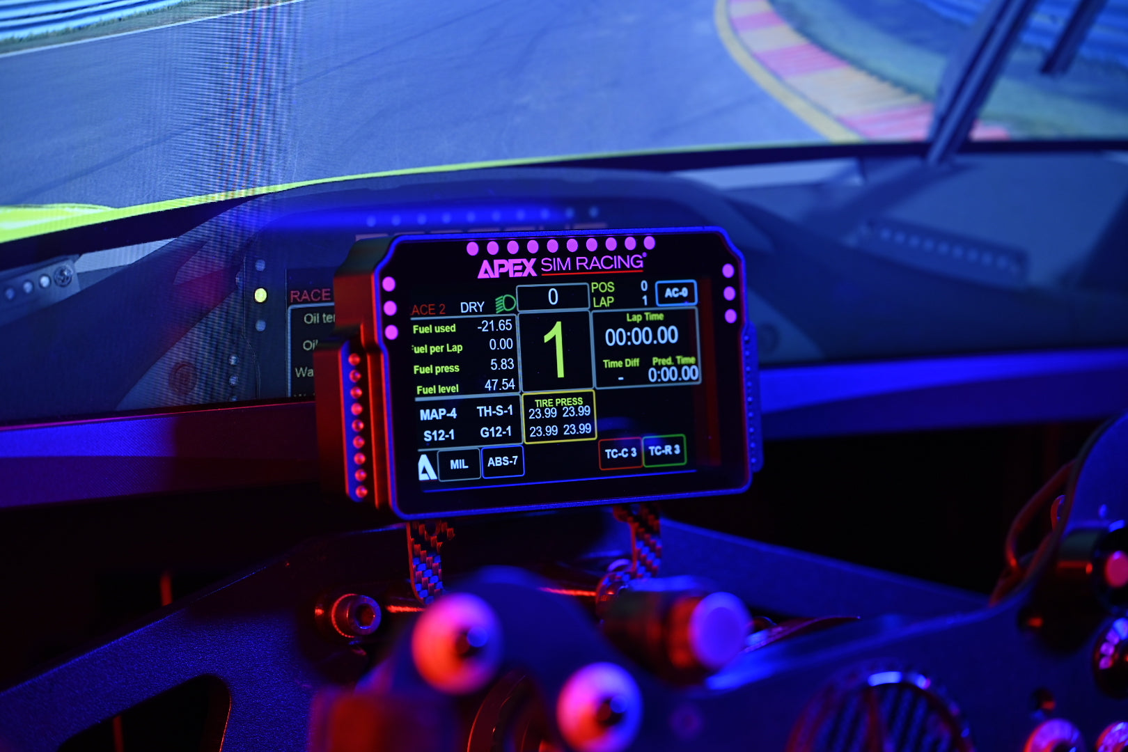 GT3R DDU Sim Racing Display | Default Title | Apex Sim Racing | Made In ...