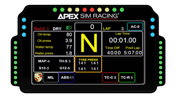 Sim Racing Dash Display – Apex Sim Racing