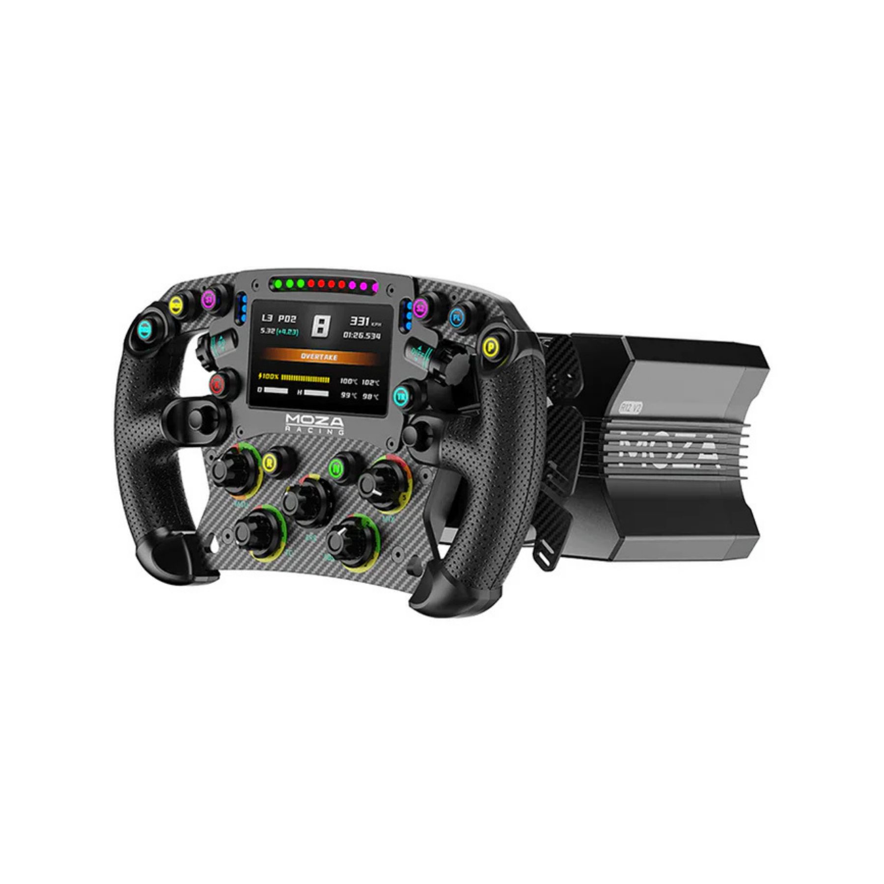 Moza Racing Wheelbase & Steering Wheel Bundle | Apex Sim Racing