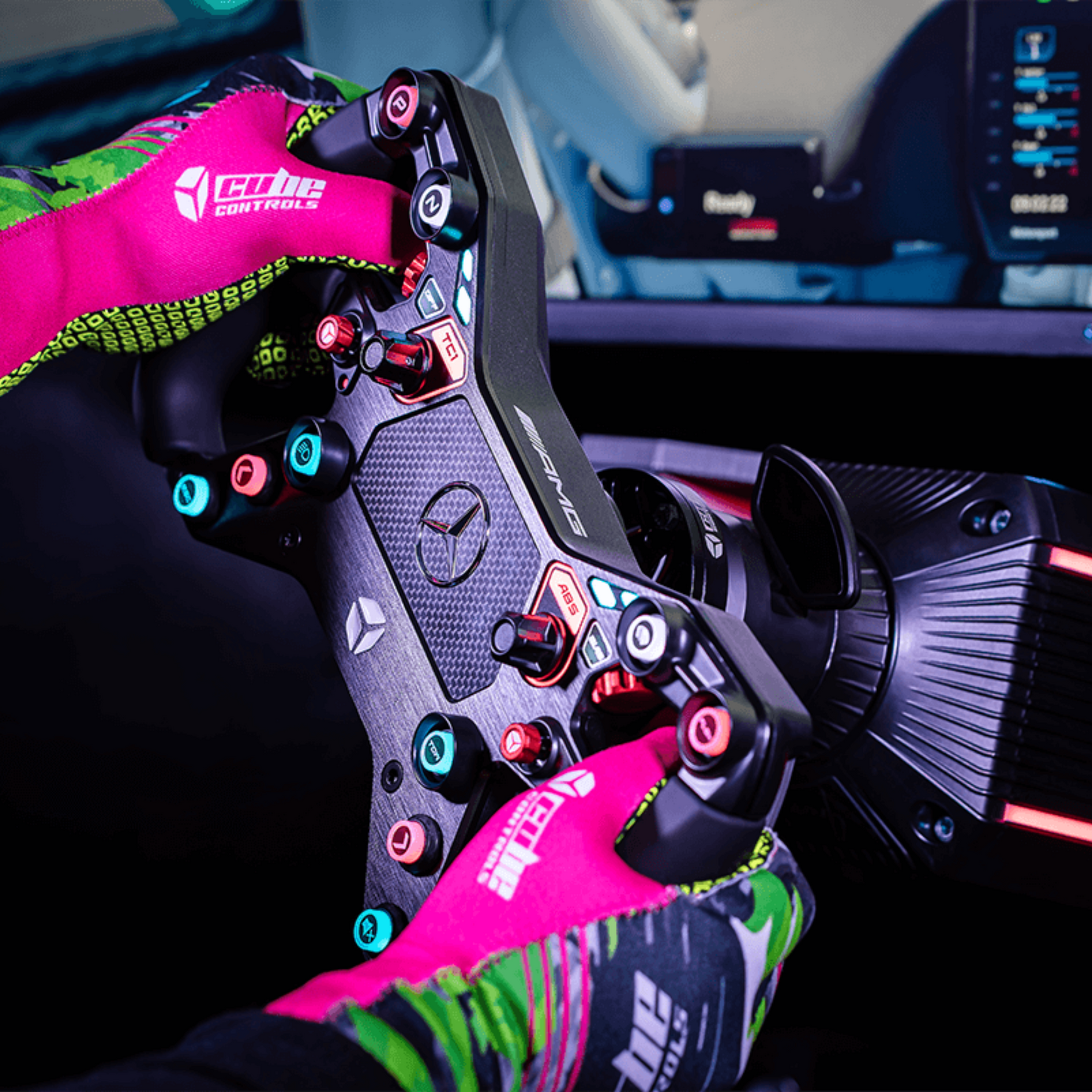 Cube Controls RG+ Sim Gloves | Apex Sim Racing | USA Stock | Fast Shipping