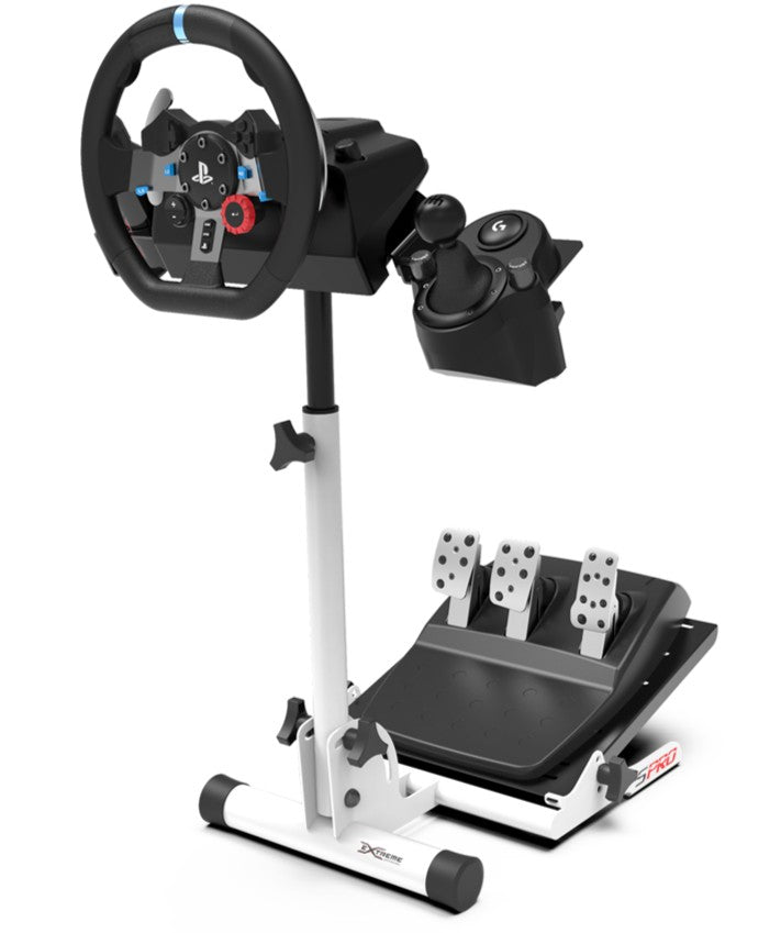 WHEEL STAND WHITE EDITION SPRO – Apex Sim Racing
