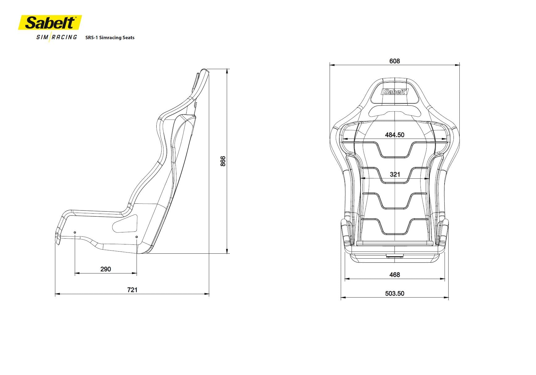 SRS-1 Sim Racing Seat by Sabelt – Apex Sim Racing
