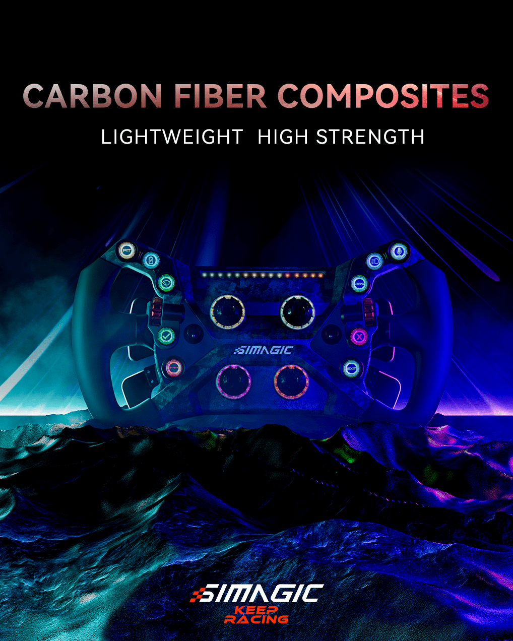 Simagic GT Neo Steering Wheel | Default Title | Apex Sim Racing | USA ...