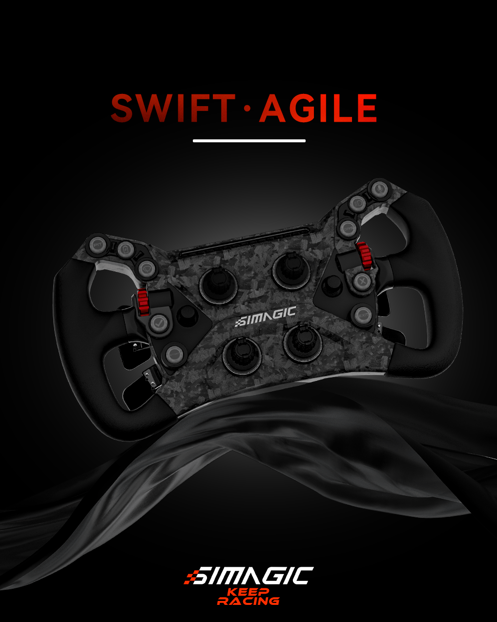 Simagic GT Neo Steering Wheel | Default Title | Apex Sim Racing | USA ...