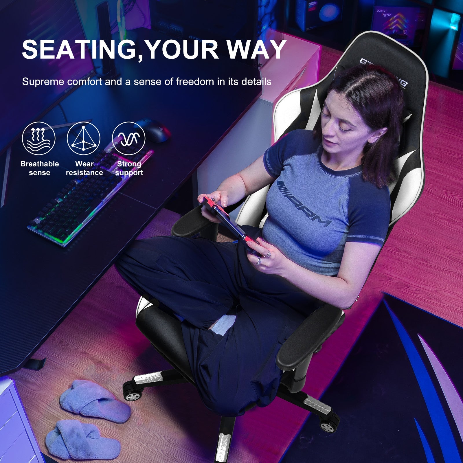 Footrest Series GT002F – Apex Sim Racing