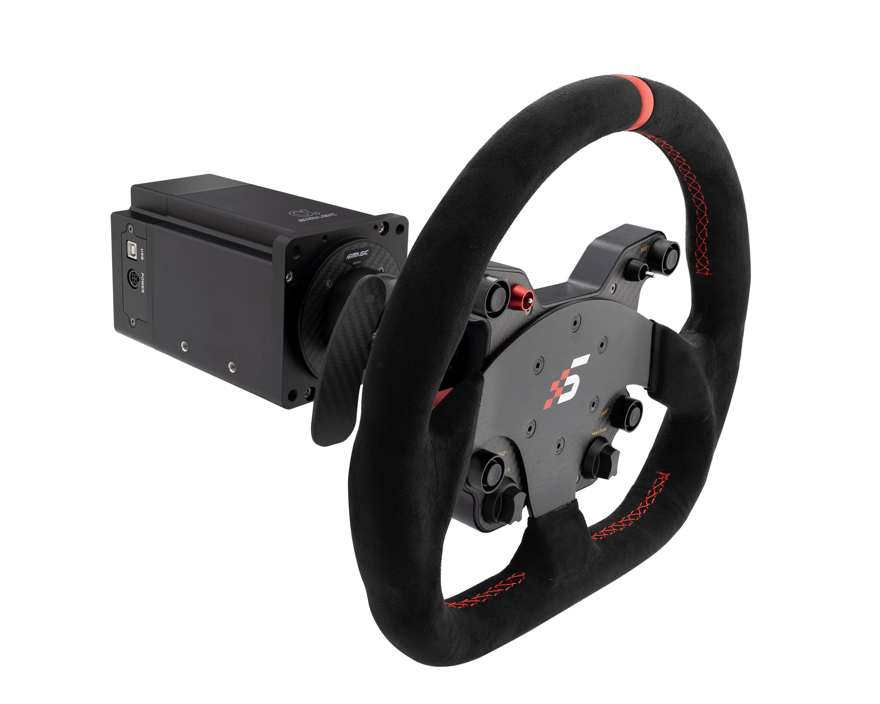 Simagic Alpha Direct Drive Wheel Base & Wheel – Apex Sim Racing