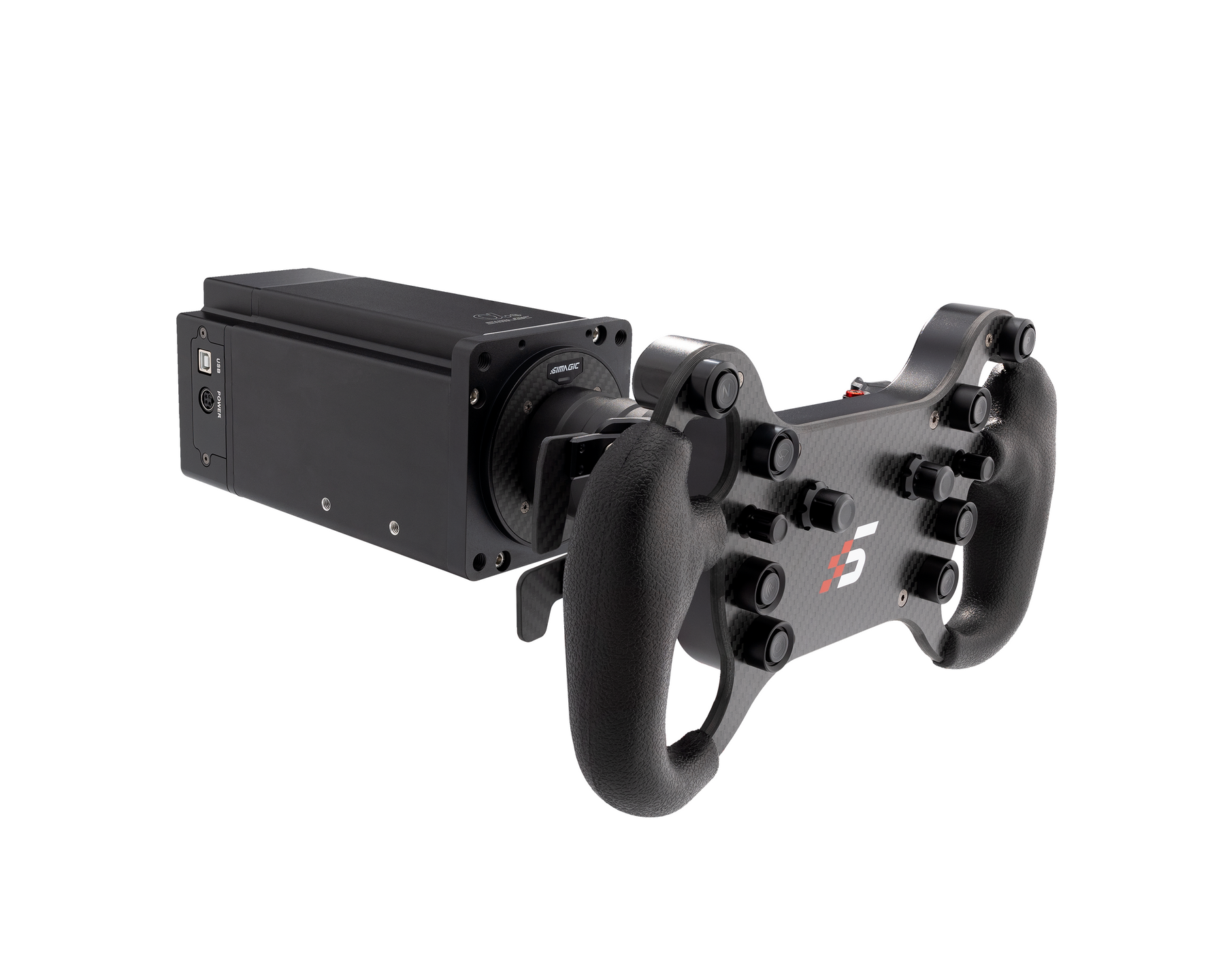 Simagic Alpha Direct Drive Wheel Base & Wheel – Apex Sim Racing