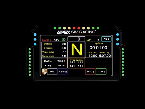 GT3R 5" DDU Sim Racing Display V2 – Apex Sim Racing